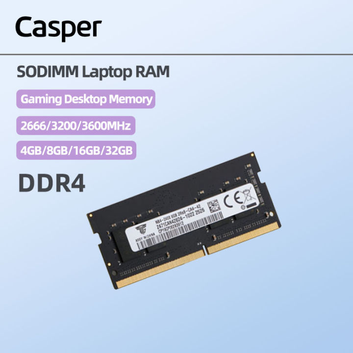 Casper DDR3 DDR4 3200/1600MHz Memory Module RAM Laptop Notebook ...