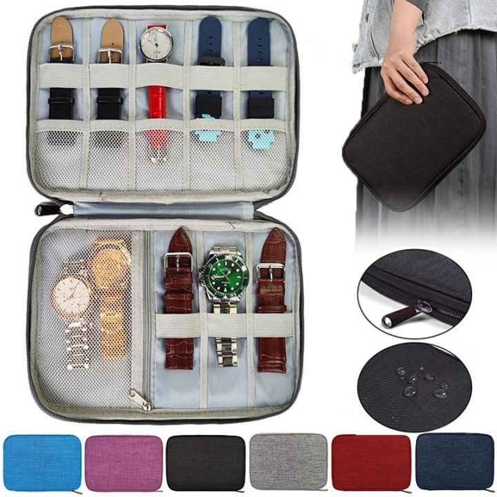 Smart Watch Band Organizer,Nylon Waterproof Watch Bands Storage Bag ...