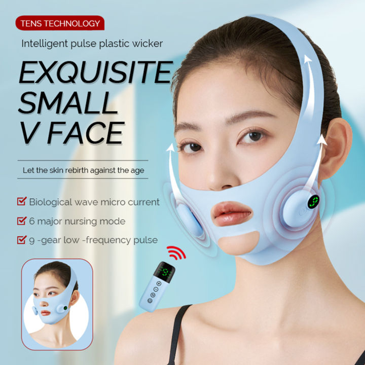 Electric Face Slimming Bandage V Line Face Shaper Chin Cheek Lift Up ...