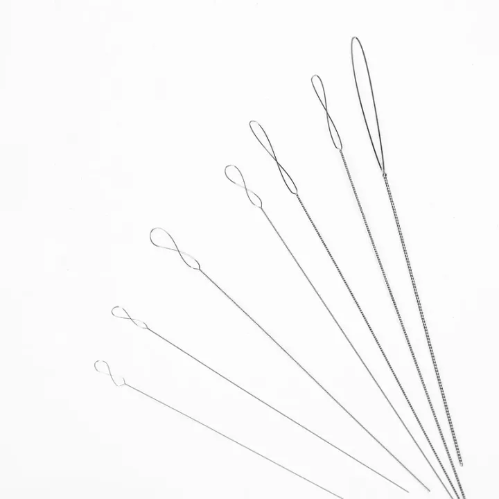7pcs Soft Twisted Wire Needles, Fine Flexible Beading Needle ...