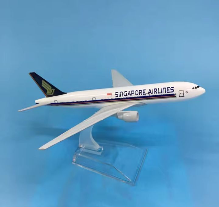 Singapore Airlines 16 cm metalAirplane model Boeing 777 airplane ...