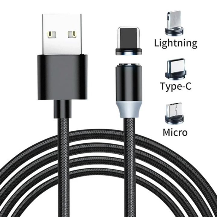 FONENG 3 in 1 Magnetic USB Cable iPhone Android Type c | Daraz.lk