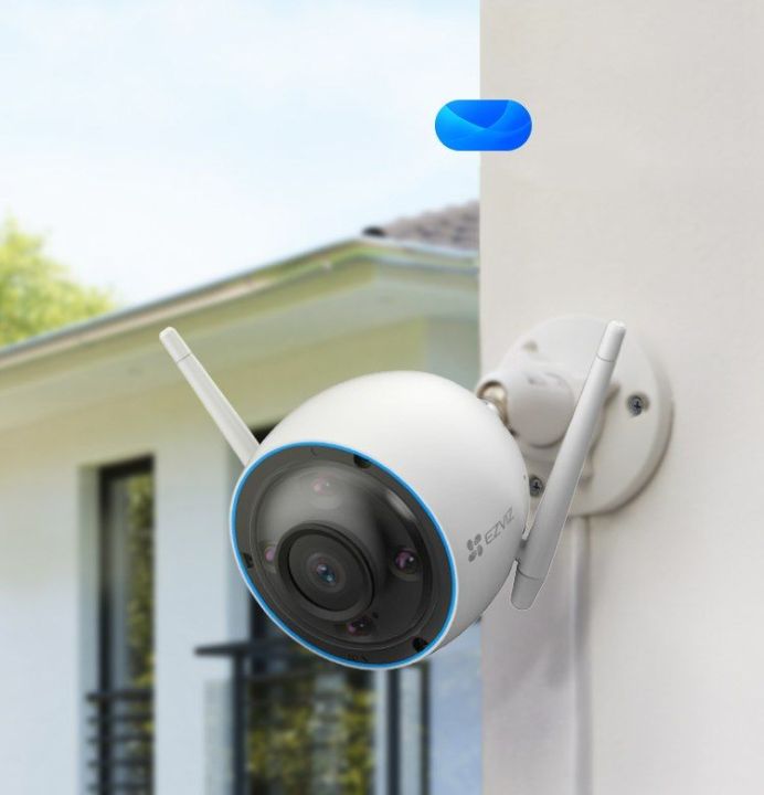 EZVIZ H3C 3MP/2K Outdoor Bullet Smart AI Wi-Fi Camera With Spotlight ...