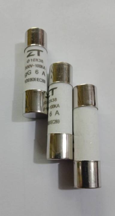 (Pack of 3 pcs) ceramic fuse ceramic 10x38mm fuse tile ro15 500V ...