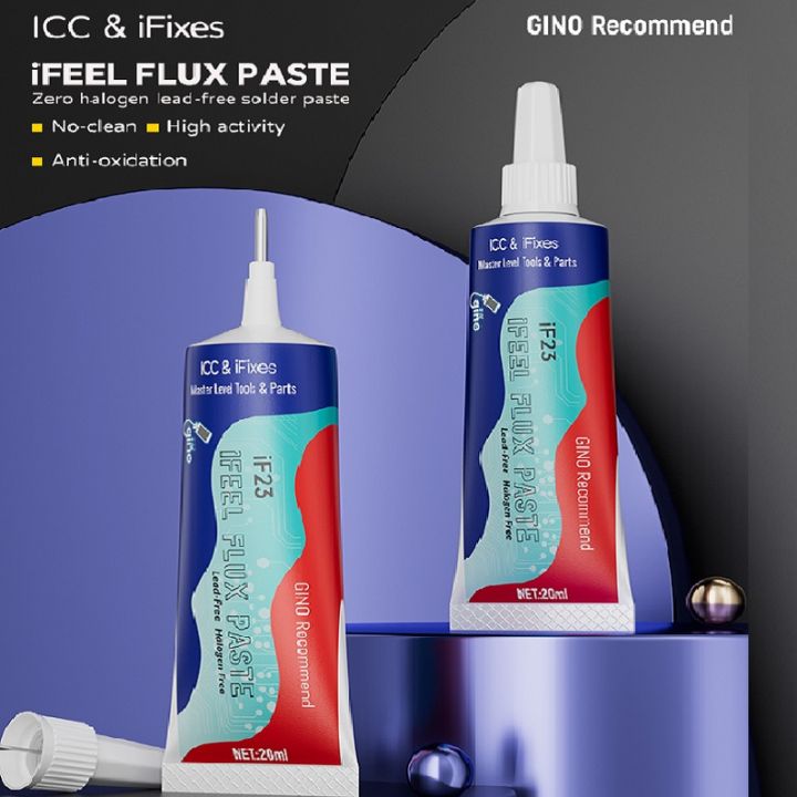 iFixes Solder Oil 20cc iF23 Flux Lead-free Solder Paste Computer Chips ...