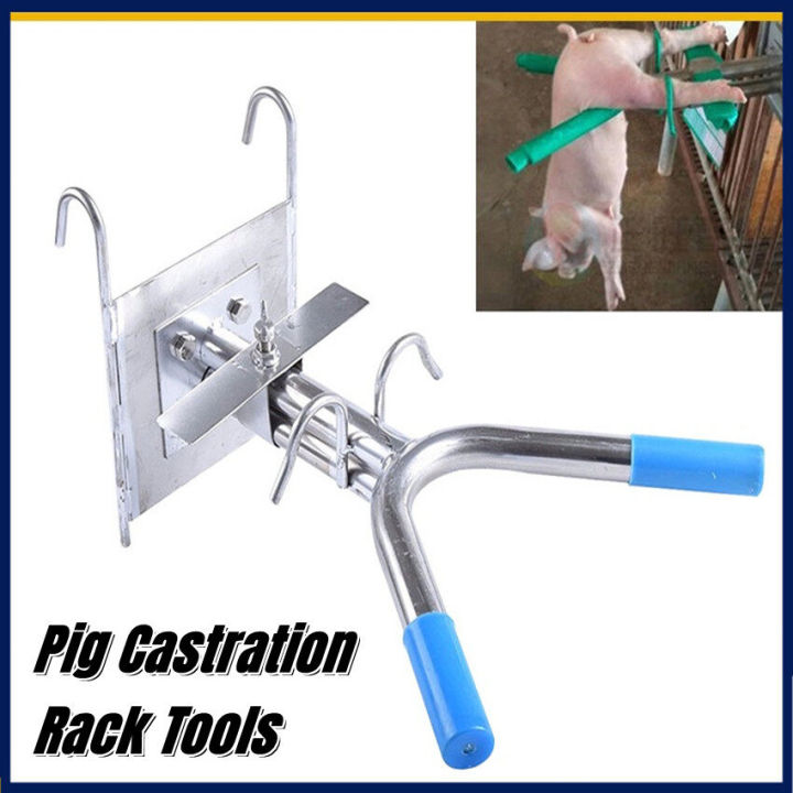 [Fours] Stainless steel double hook suspension easy operation pig ...
