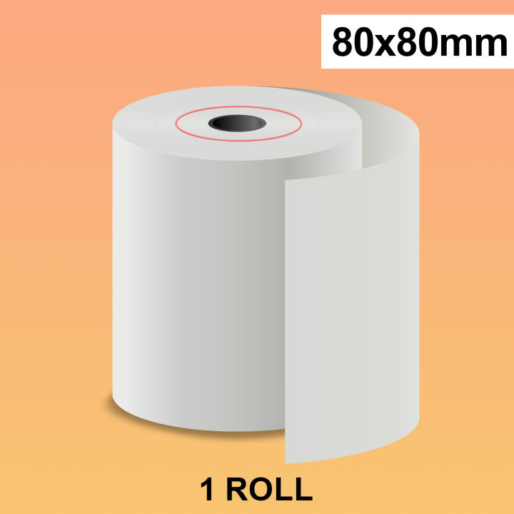 Thermal Receipt Paper White Paper For 80mm Mini Portable Thermal ...