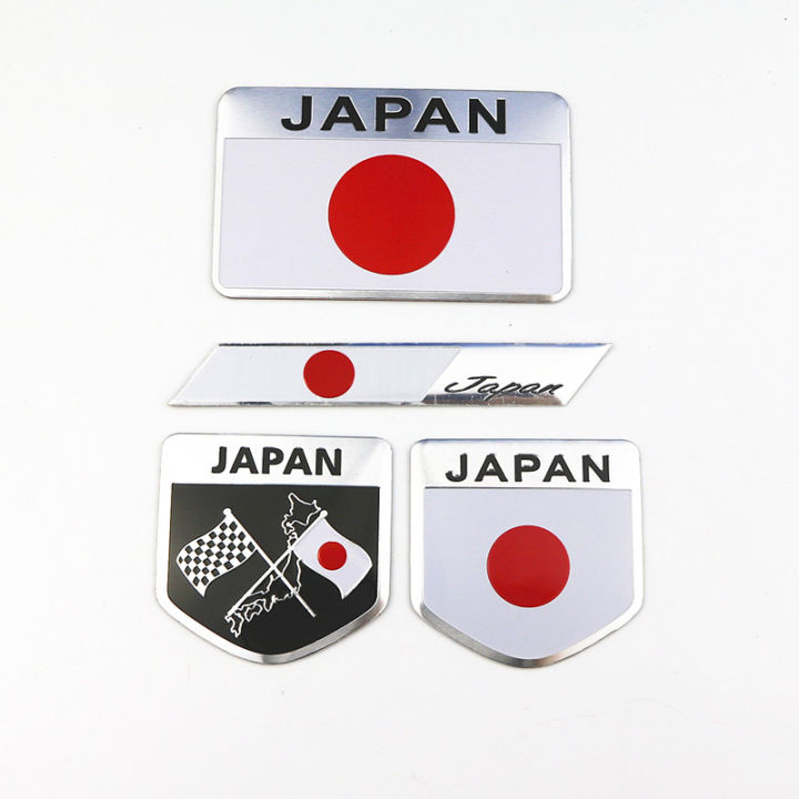 1PCS 3D aluminum car sticker for Toyota Honda Suzuki Nissan Mazda ...