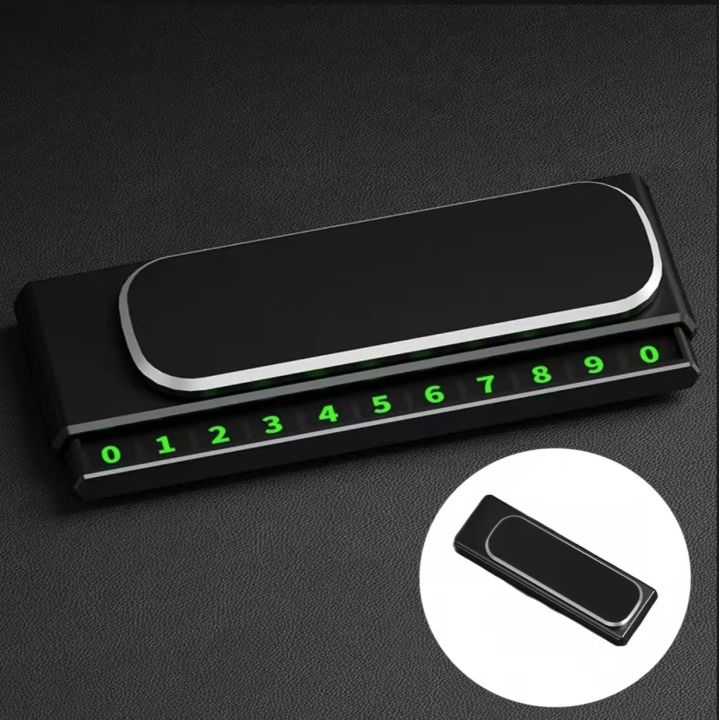 Mini portable phone number plate; car number plate for temporary use ...