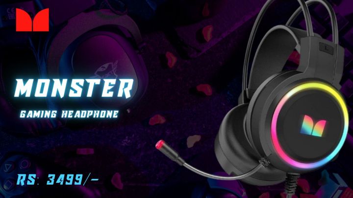 Monster Gaming Headphone | Daraz.pk