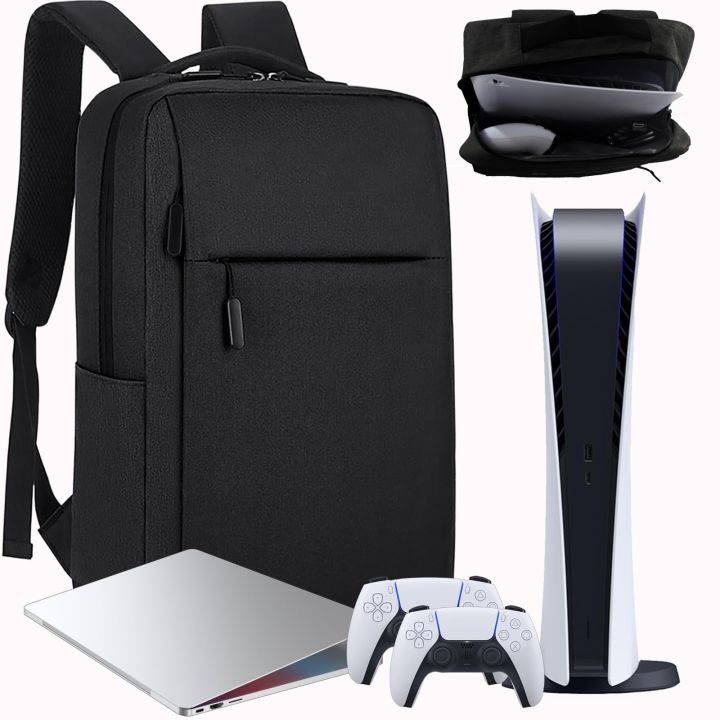 Gaming Travel Backpack for PS5, Protective Carrying Case Storage Bag ...