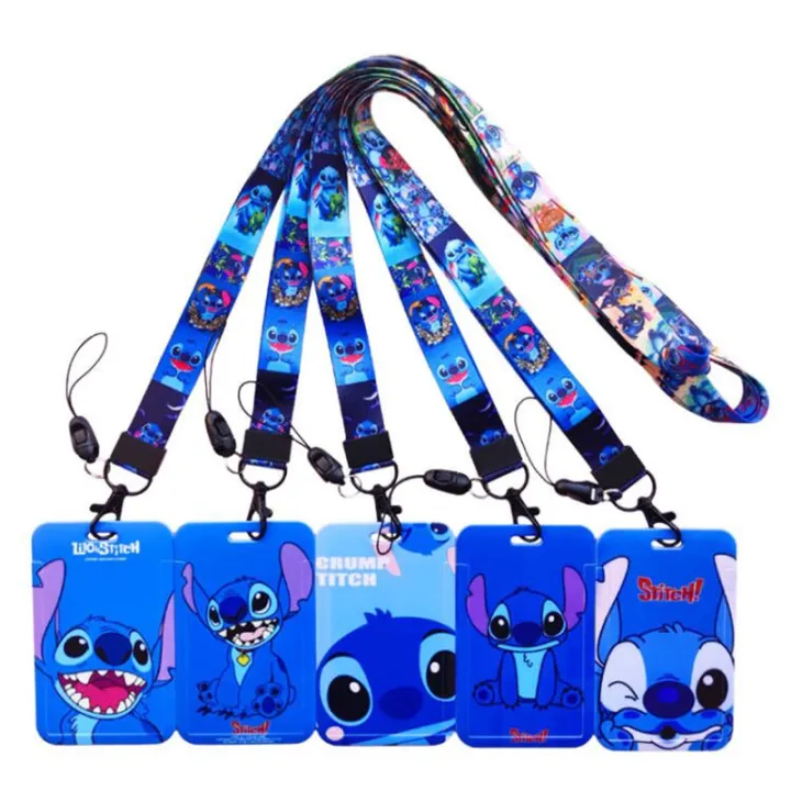 Disney Stitch ID Name Card Covers ID Card Holder Students Bus Card Case ...