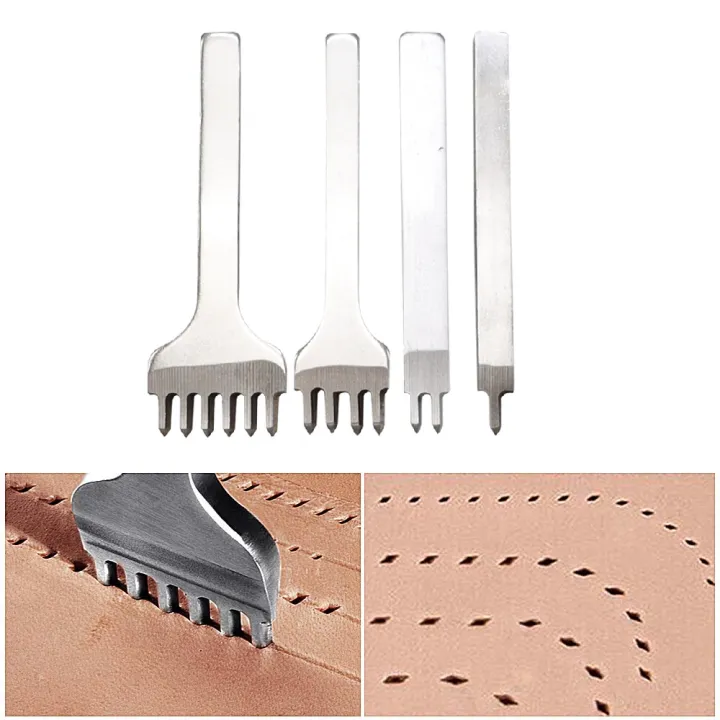 1/2/4/6 Holes Fork Row Hole Punch, DIY Leathercraft Tools, Hand ...