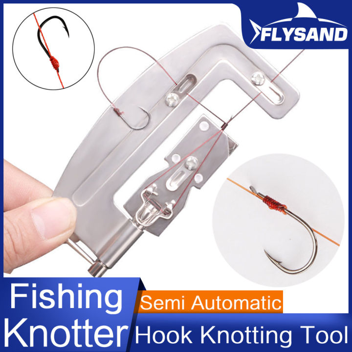 FLYSAND High Quality Semi Automatic Fishing Hooks Line Tier Machine ...