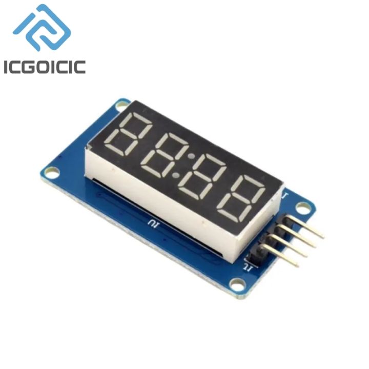 TM1637 LED Display Module For Arduino 7 Segment 4 Bits 0.36Inch Clock ...