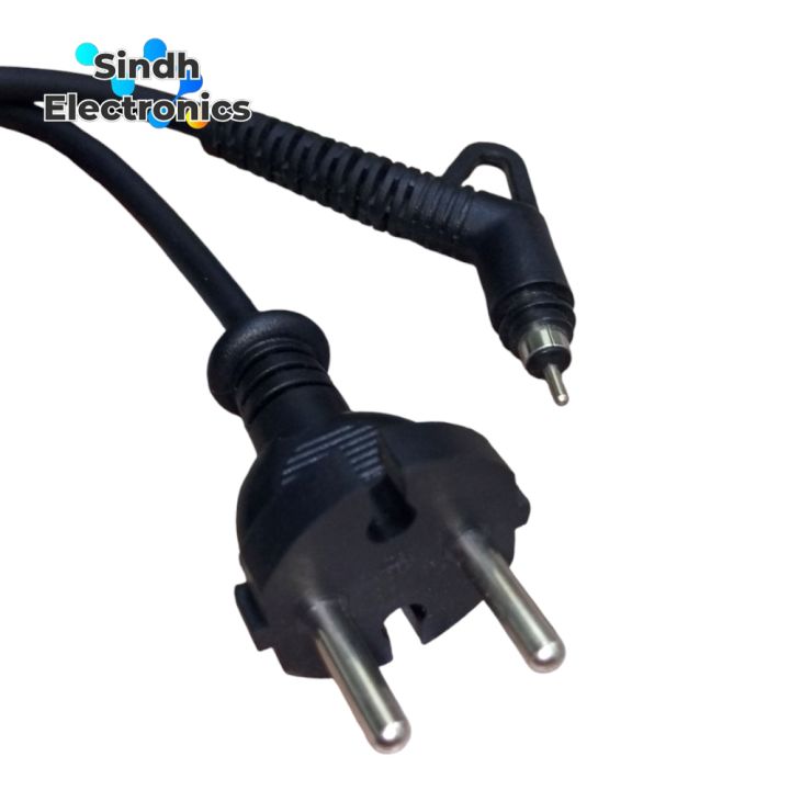 Hair Straightener Power Cord Cable – 2 Pin Plug with Right Angle ...