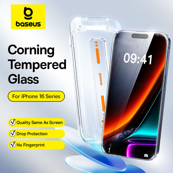 Baseus Screen Protector for iPhone 16 Pro Max Corning Tempered Glass ...