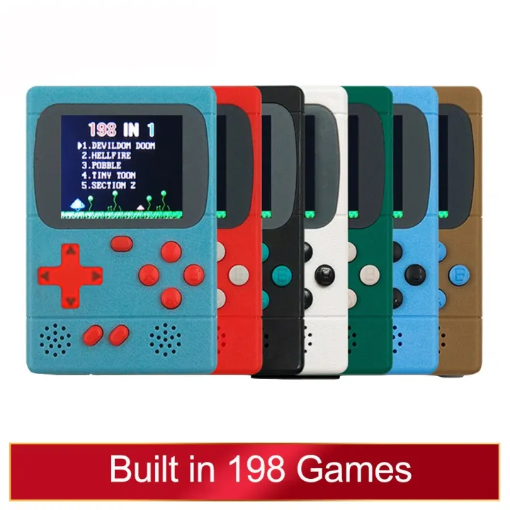 GAMINJA GC36 Built in 198 Games Portable Mini Video Game Console 2.0 ...