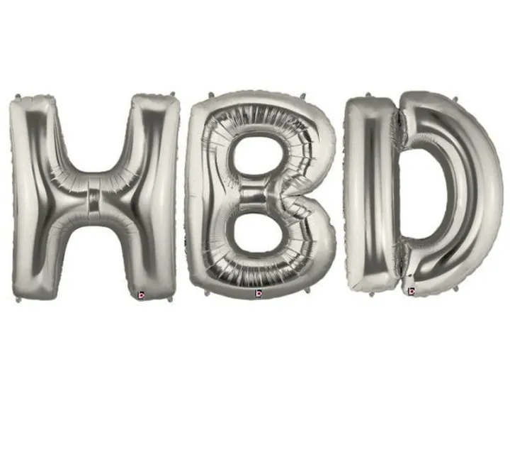 HBD foil Ballon 3 pcs | Daraz.pk
