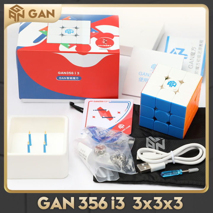 GAN 356 i3 Smart Cube Magnetic Magic Speed Cube Stickerless 3x3 GAN I3 PowerPod Cube | Daraz.lk