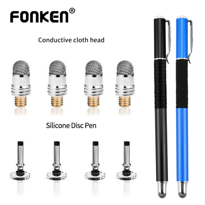 Stylus Pen Capacitive Screen Disc Fiber Touch Pen Replacement Tips ...