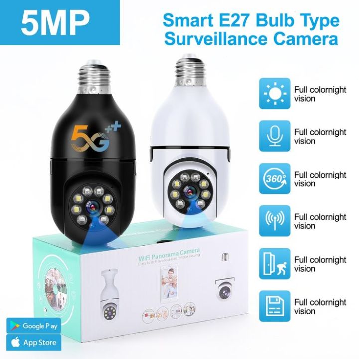 Quick Fix Home | WiFi Bulb Camera 1080P HD |360° PTZ Rotation | |P ...