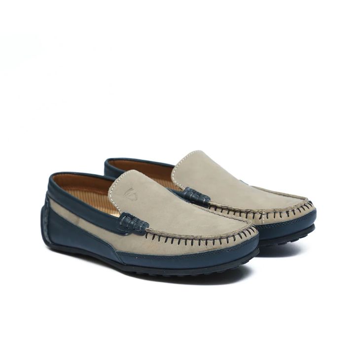 Glanz Nubuck Leather Casual Loafer Shoes for Men | Daraz.pk