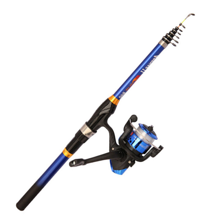 Telescopic fishing rod light carbon cast rod 1.5M-3M outdoor fishing ...