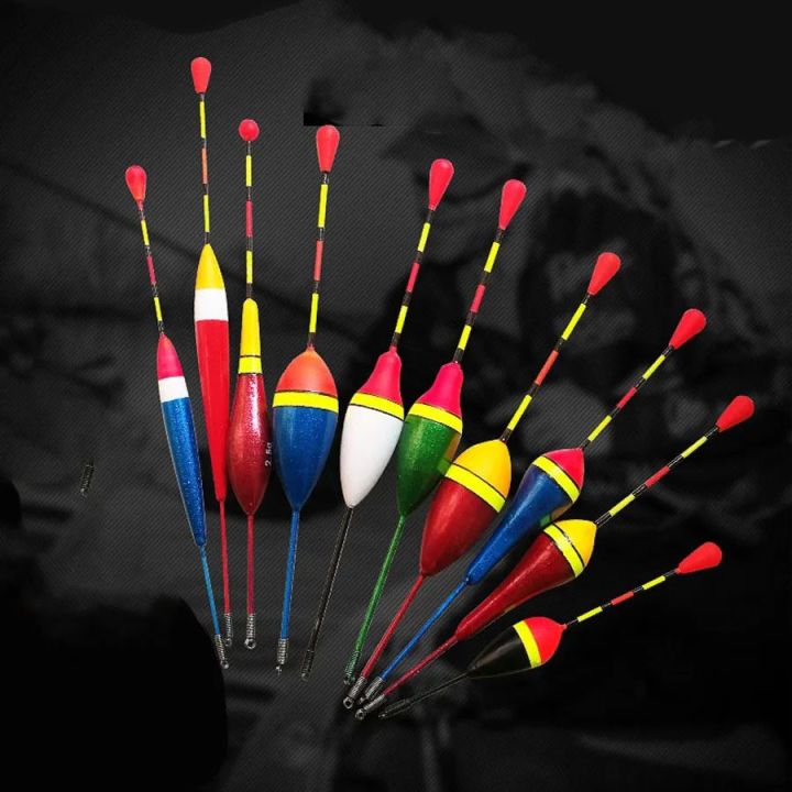 10Pcs/Lot Promotion Fishing Floats Set Mix Size Color Foam Float Buoy ...