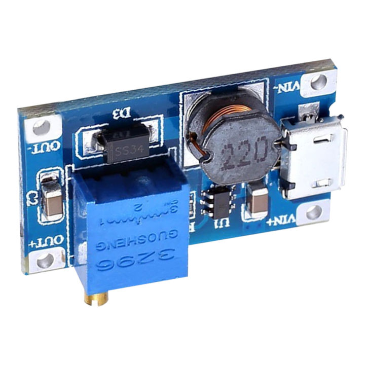 Boost Module 2A 2/24V Boost To 5/9/12/28V DC Voltage Regulator ...