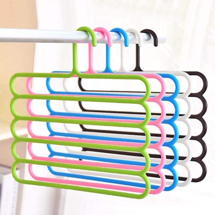 5 Layer Multipurpose Multi-Layer Hangers for Clothes | Shirts ...