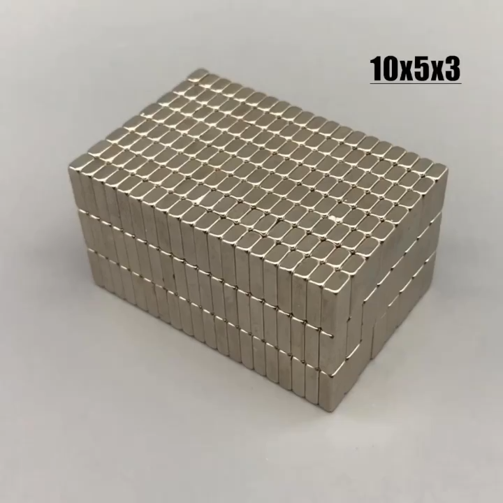 10-50pcs N52 Neodymium Magnets (10x5x3mm) – Super Strong Mini Rare ...