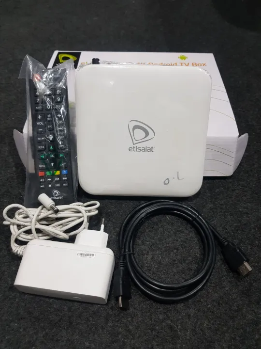 Etisalat Andriod 7 TV Box With Black Remote (Used Condition) | Daraz.pk