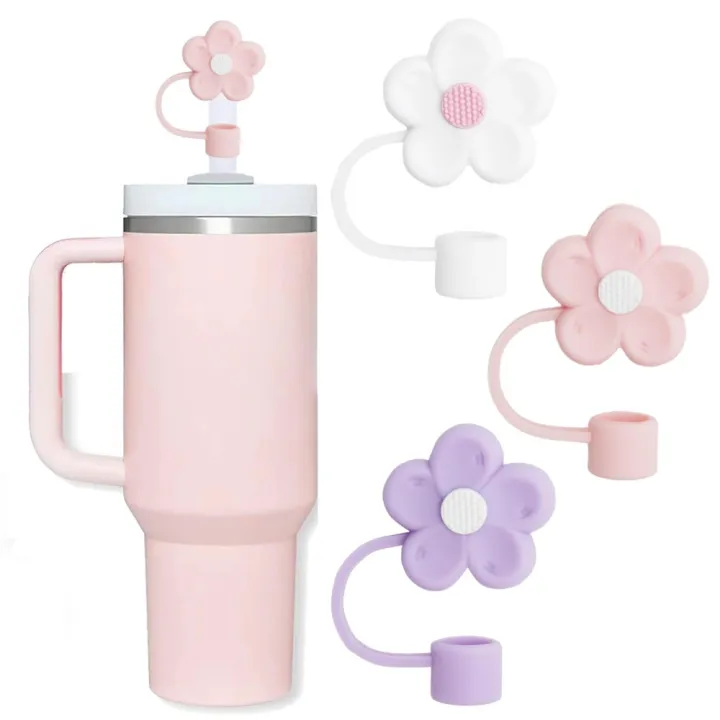 Straw Cover for Stanley Cup,Cute Straw Topper Compatible with 30&40Oz ...