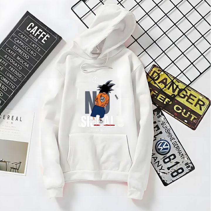 Anime cartoon CLASSY STYLISH Tag Print Kangaroo Hoodie huddy Pocket ...