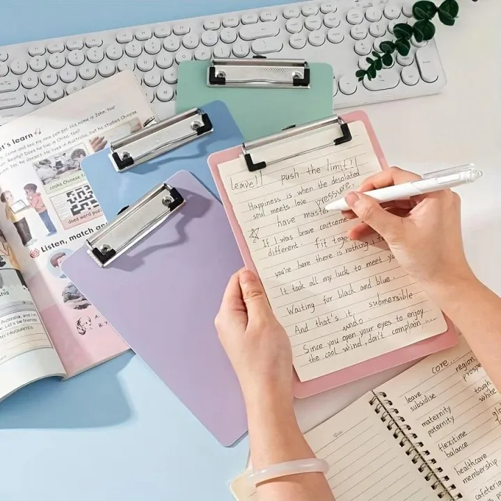 A5 Bill Simple Memo Pad Clip Board Loose Leaf Notebook File Writing ...