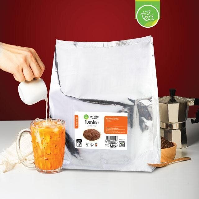 [Lift pack of 10 bags] Thai tea leaf powder Thai tea ancient tea ...