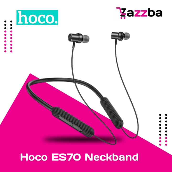 Hoco ES70 Armour Long Battery Neckband – Bluetooth 5.3, 500 mAh, Up to ...