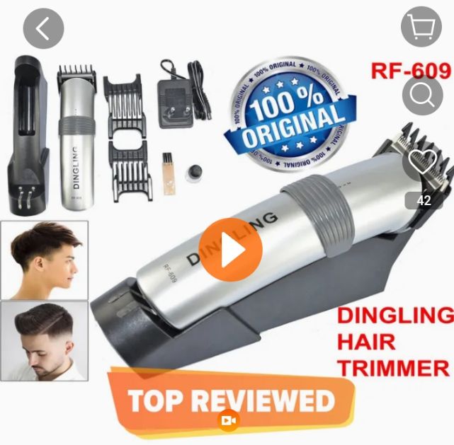 dingling rf 609 electric hair clipper hair dressing trimmer | Daraz.pk