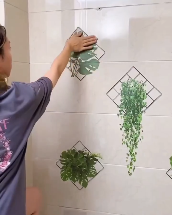 New Natural Green Wall Sticker Sheets – 5 Pcs Botanical Indoor Wall ...
