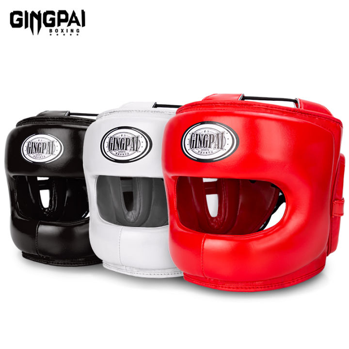 Boxing Headgear,MMA Training, Adjustable Padded,Muay Thai Helmet ...