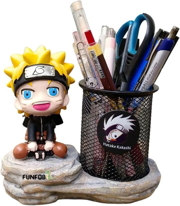 Naruto Pen Stand For Study Table Office Desk Pencil Stand Or Decoration ...