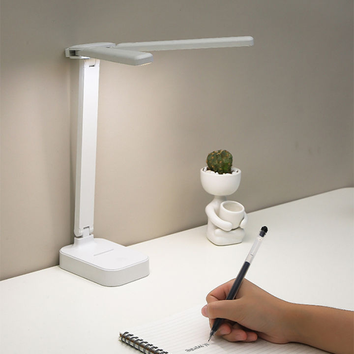 LED Desk Lamp USB Rechargeable Table Lamp 3 Levels Dimmable Touch Desk ...