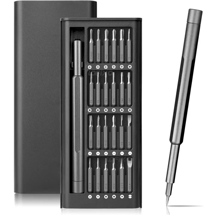Precision Screwdriver Set 25 in 1 Mini Repair Tool Kit Torx Phillips Magnetic Screw Driver Bits ...