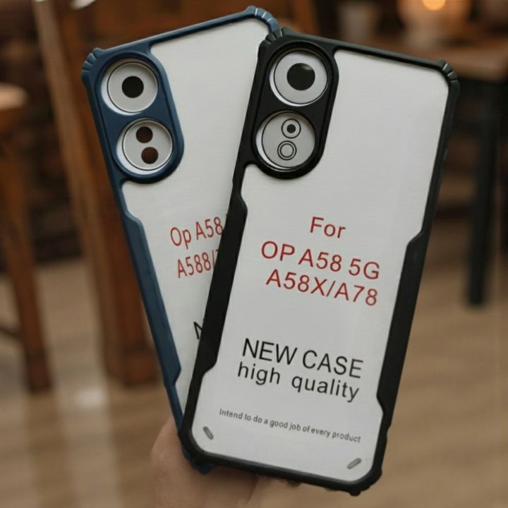 For Oppo A58 5g, A78 5g, A58x 5g Shockproof Bumper Cover A 58 A 78 ...