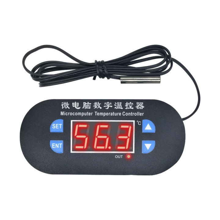 W1308 digital thermostat temperature controller 12V NTC red display ...
