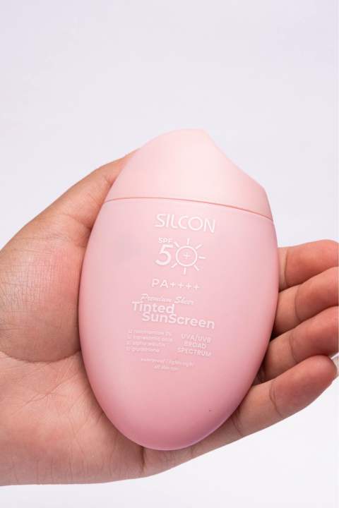 Silcon Tinted Sunscreen SPF 50 PA++++ High Protection Sunscreen Cream ...