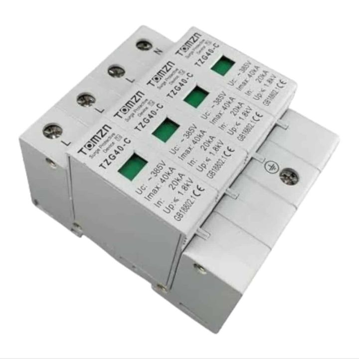 TOMZN 4-Pole AC Surge Protection Device | 3-Phase SPD for Electrical ...