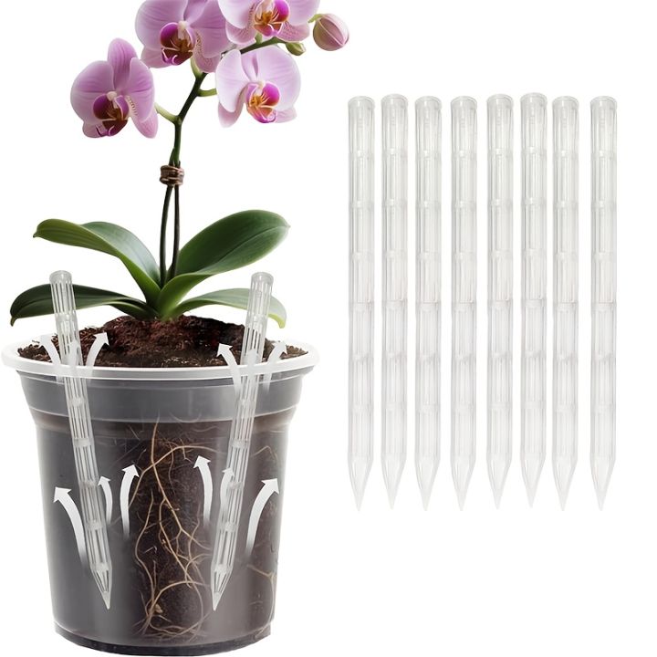 4/8Pcs Soil Air Circulation Tubes for Plants - Durable Plastic Plant ...