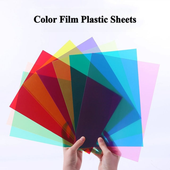 Colored Glass Paper A4 Handmade Transparent DIY Hard Sheet for Students ...